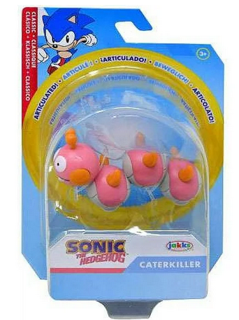 Jakks Pacific Sonic The Hedgehog 2.5" PVC Caterkiller Action Figure ...